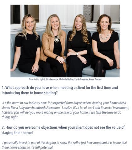 The Perspective from an Agent - Michelle Walker Team | Lux Furniture ...